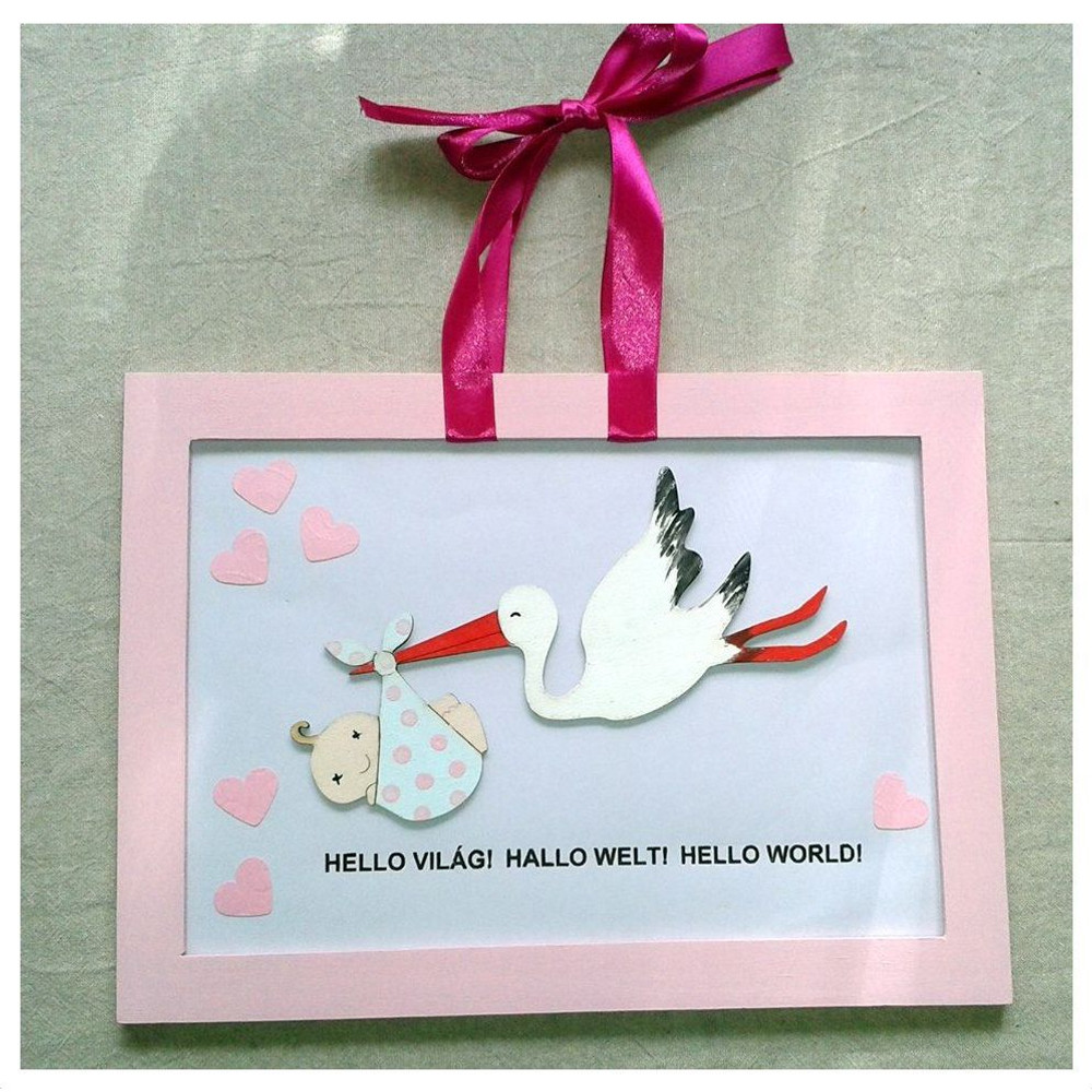 Natúr fa - Gólya babával 5db/csomag - Babavárás - Kosárbolt.hu - A ...