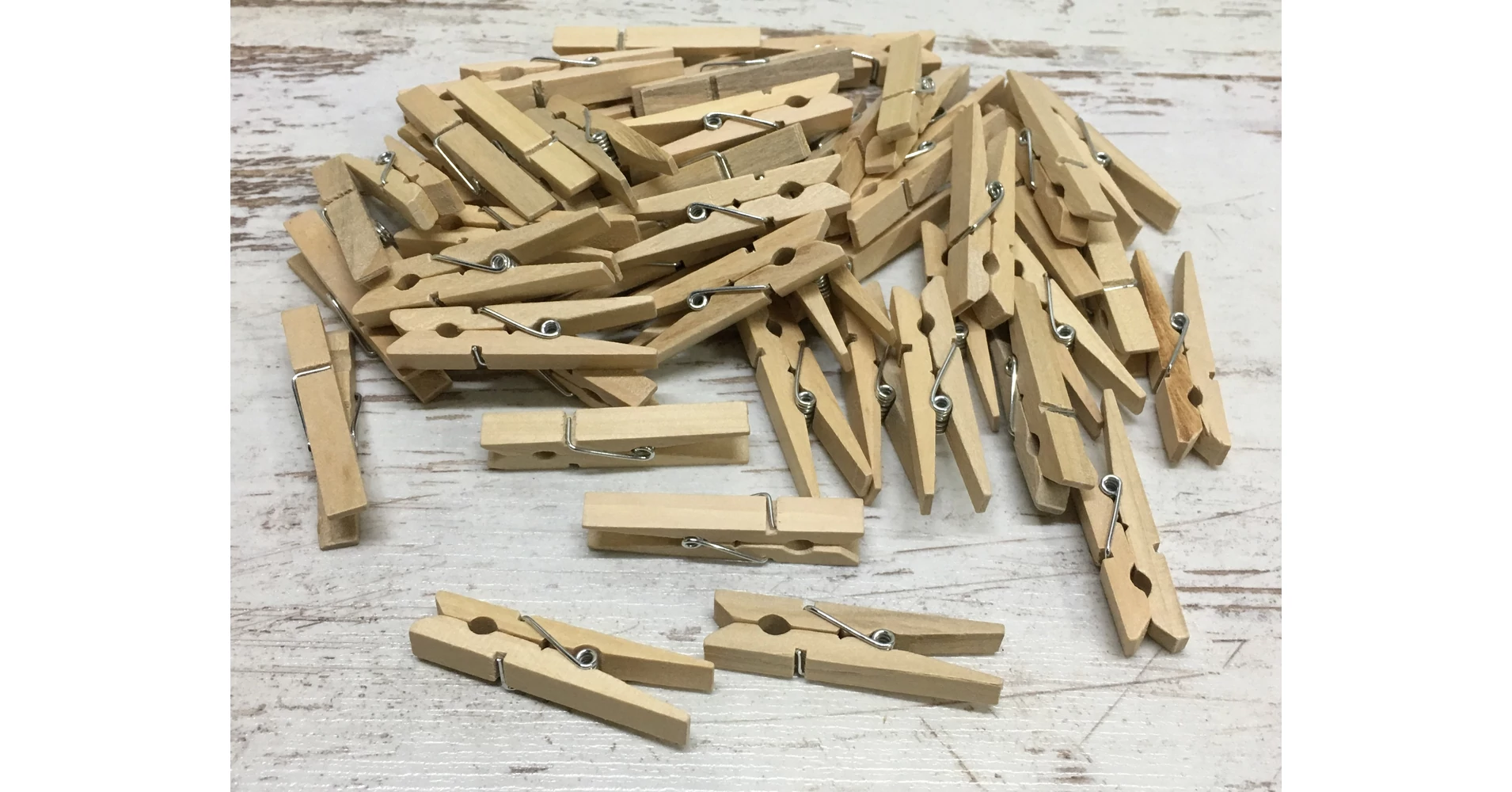 Fa csipesz natúr 4,5cm 25db/csomag - Csipesz, Hurkapálcika, Spatula ...