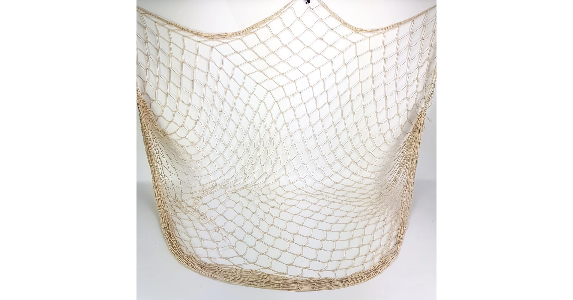 Dekorációs halászháló - natúr 150x200cm